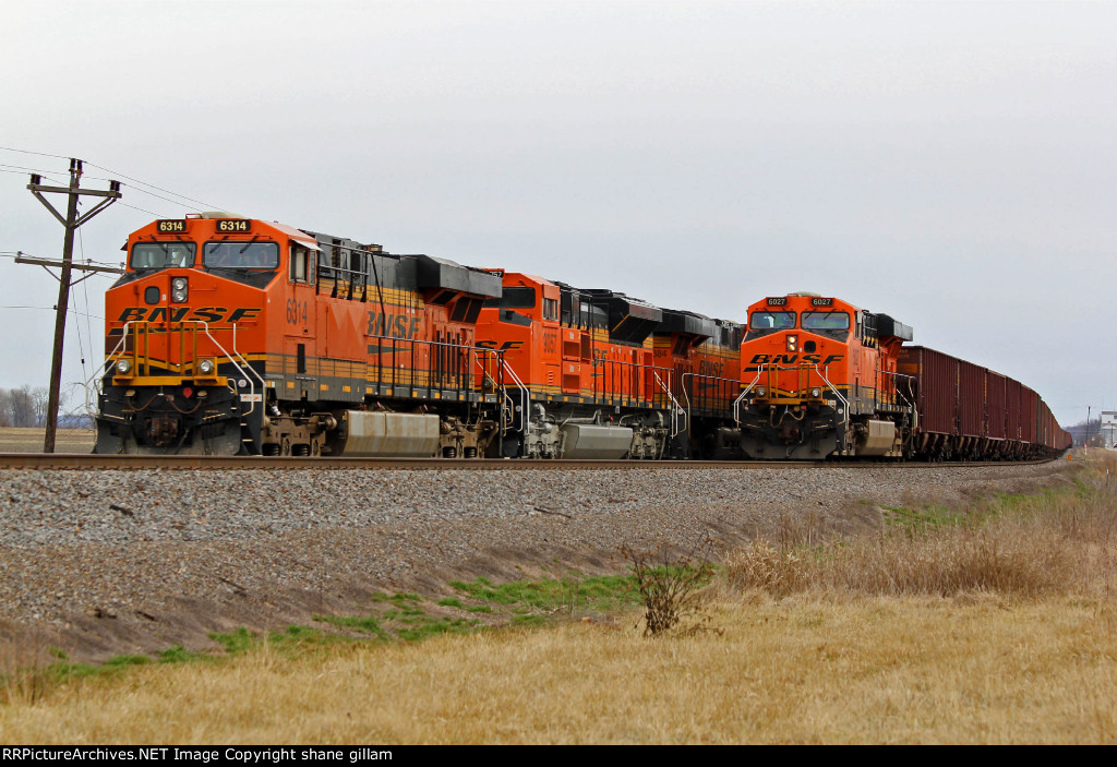 BNSF 6027 Works dpu.
